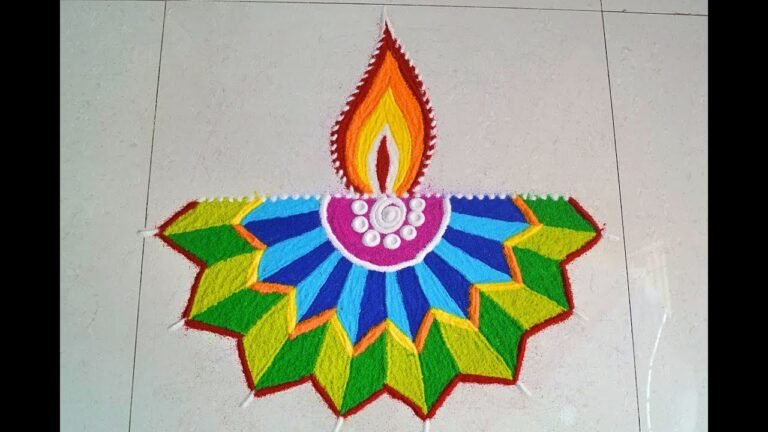 10 Best Small Rangoli Designs for Home - StyleLagoon